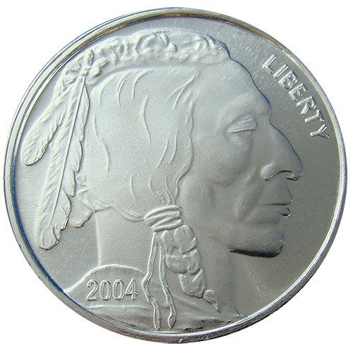 Bizon 1 uncja Srebra 2004 | Kup online na metalelokacyjne.pl