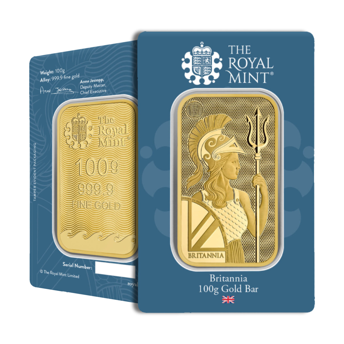 Sztabka The Royal Mint - Britannia 100 gramów Złota | Kup online na ...