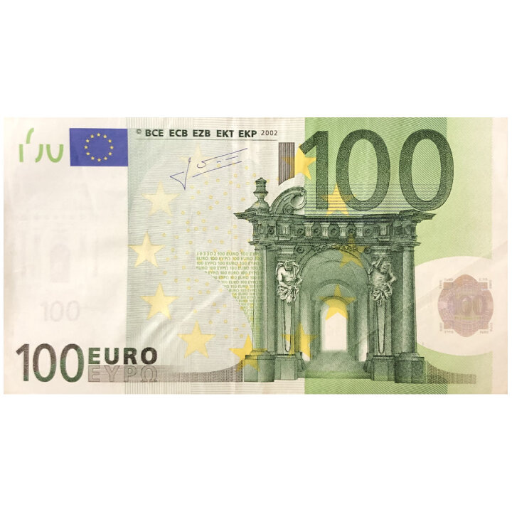 Banknot 100 Euro (100 EUR) UNC (I seria) | Kup online na metalelokacyjne.pl