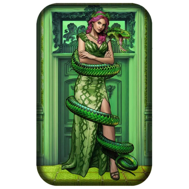 Sztabka Asturmint: The Deadly Seven Sins - Envy kolorowana 2 uncje Srebra 2024 Antique Finish ...